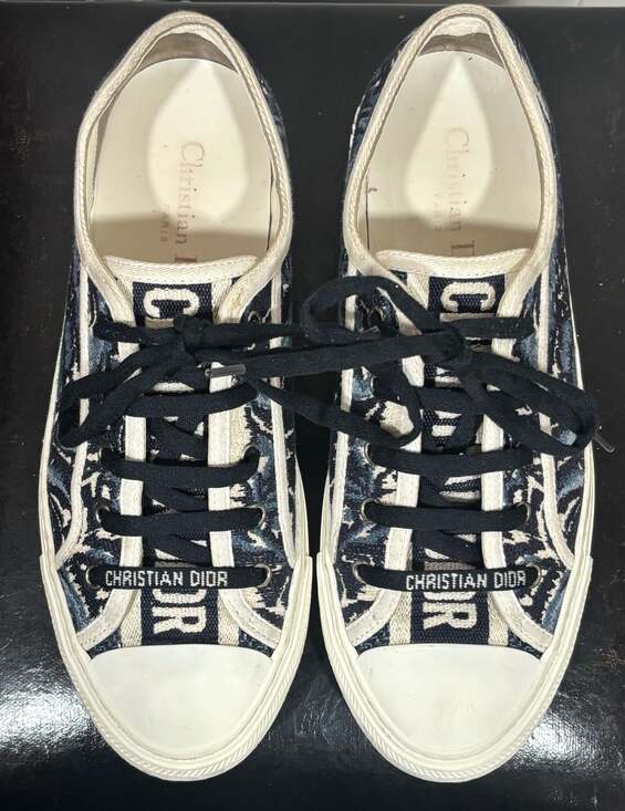 Dior | Shoes | Authentic Christian Dior Walkndior Low Top Sneakers In ...